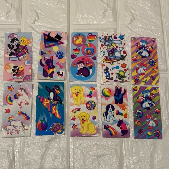 Lisa Frank | Other | Vintage Lisa Frank Sticker Lot Cats And Dogs ...